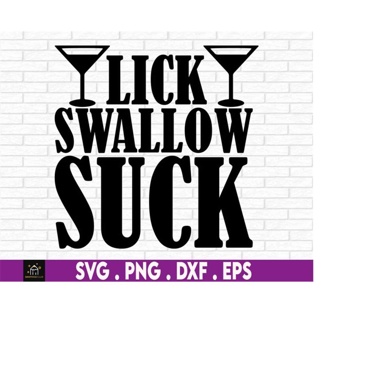 Lick Swallow Suck Printable Image Instant Download Lick Inspire