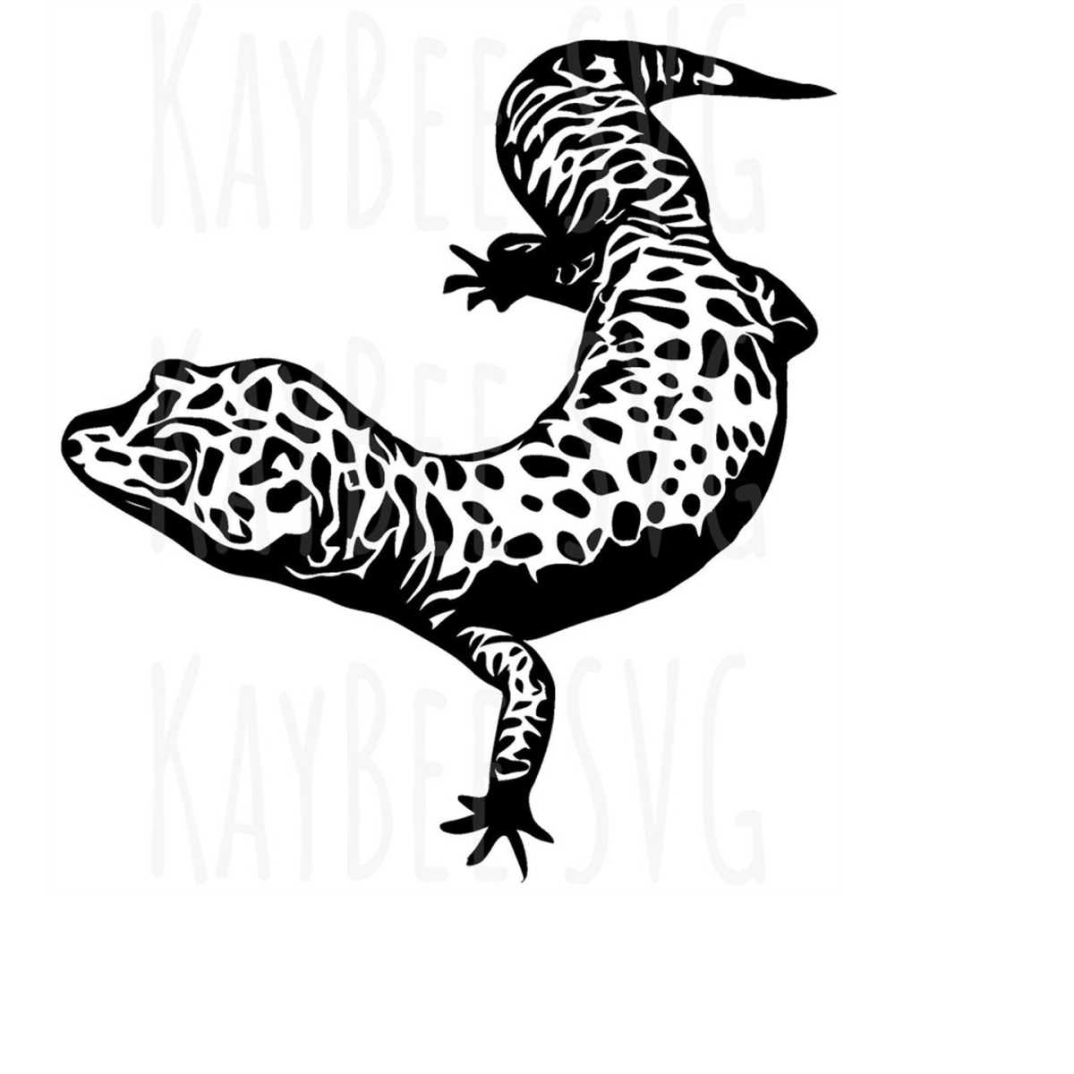 Leopard Gecko SVG PNG Jpg Clipart Digital Cut File Download | Inspire ...