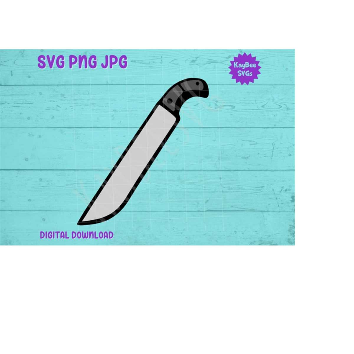 Machete SVG PNG JPG Clipart Digital Cut File Download for Cr - Inspire ...