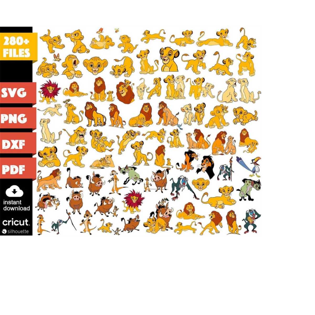 The Lion King Mega Bundle Png, Lion King Sublimation, Animal | Inspire ...