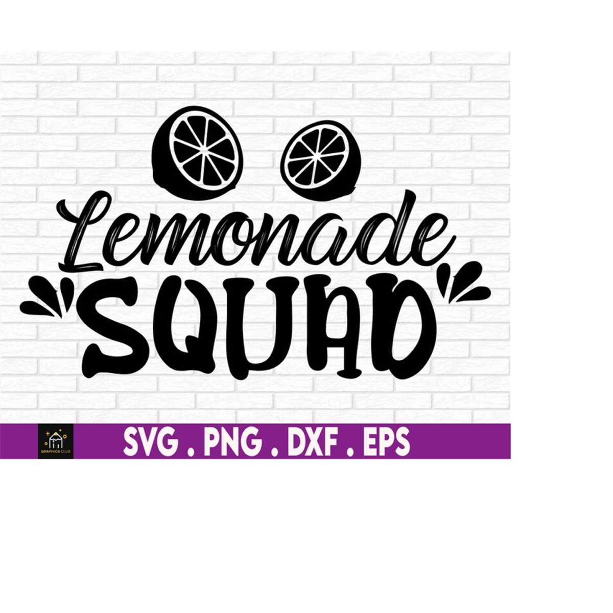 Lemonade Squad svg, Summer svg, Lemonade svg, Lemonade Stand - Inspire ...
