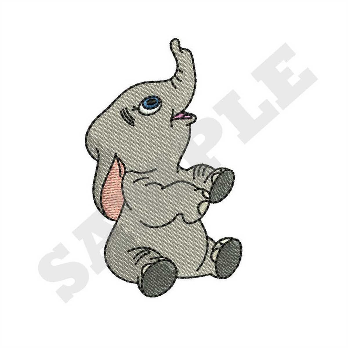 Tiny Dumbo Machine Embroidery Designs - Inspire Uplift