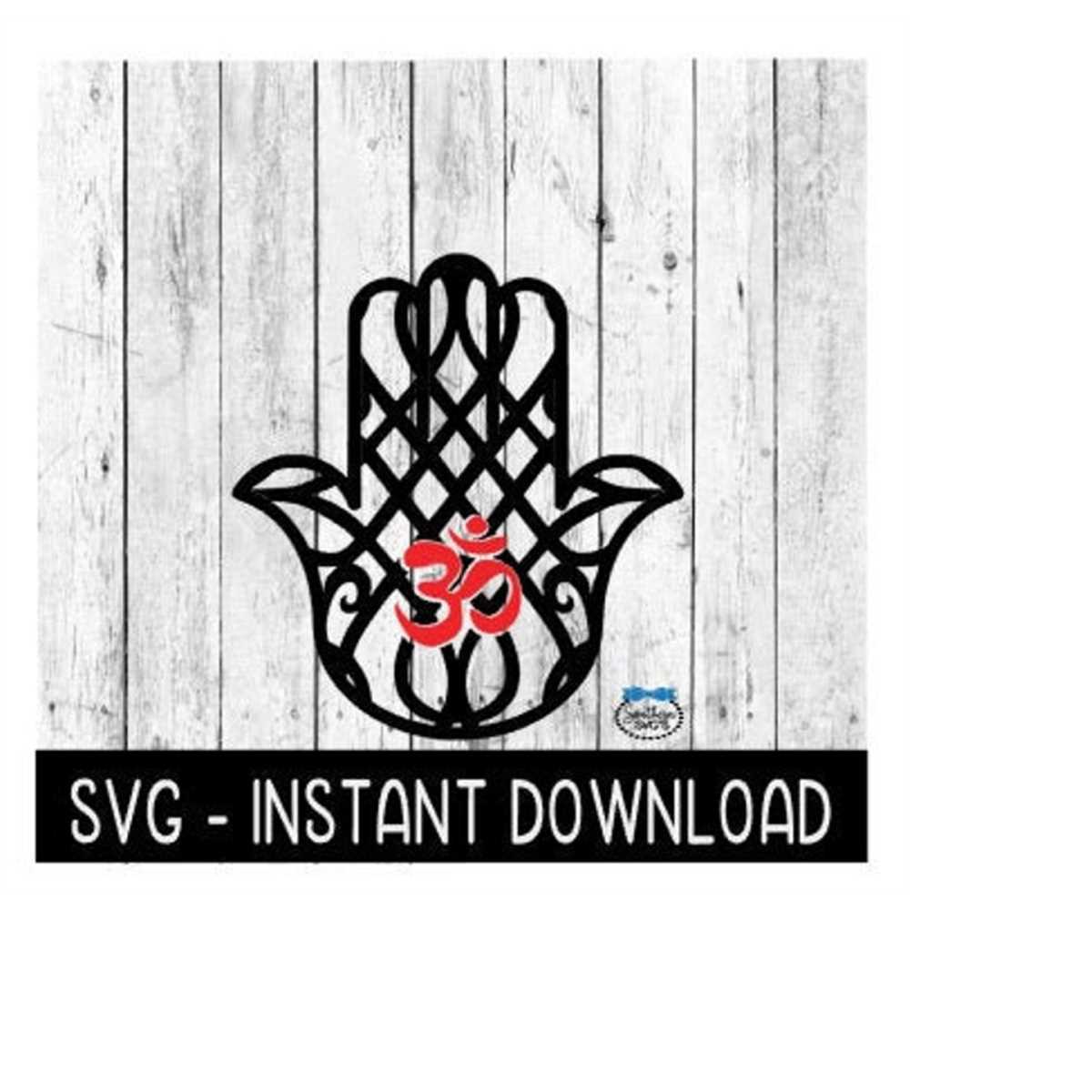 Hamsa Hand SVG, Hand Of Fatima SVG, Arabic Lettering Evil Ey | Inspire ...