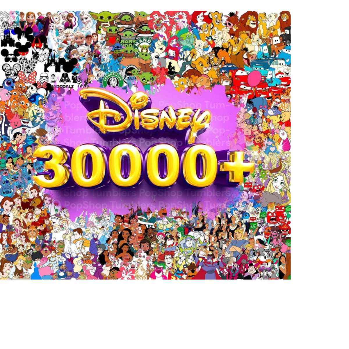 30000 Mega Bundle Disneyland Png, Cartoon Characters Bundle, | Inspire ...