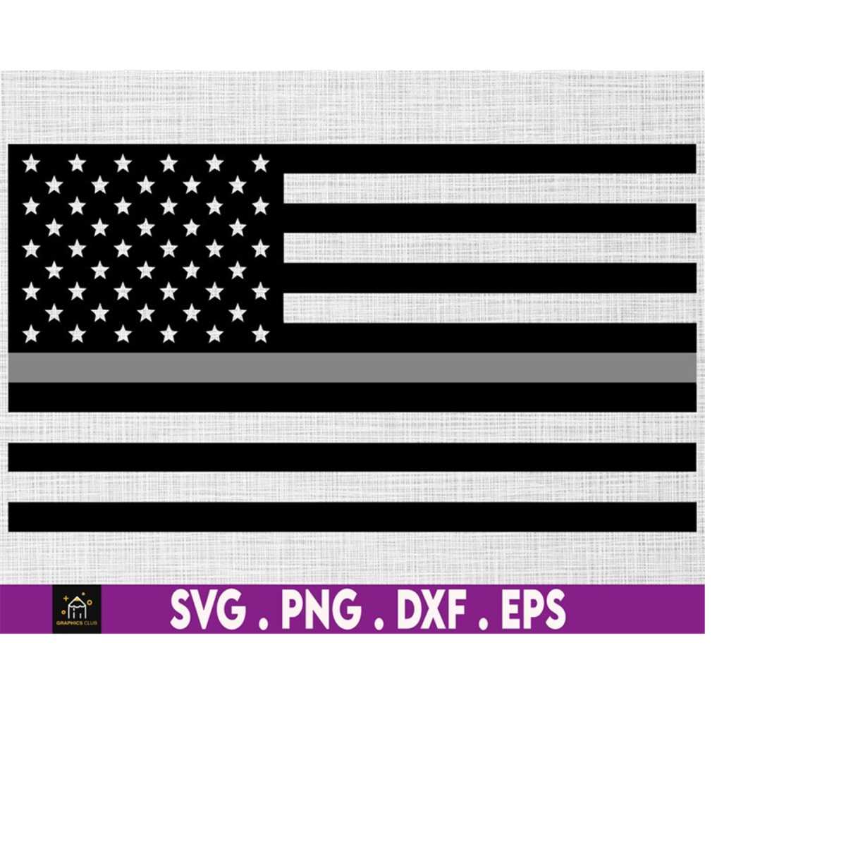 American Thin Gray Line svg, Correction Officer Flag svg, of - Inspire ...