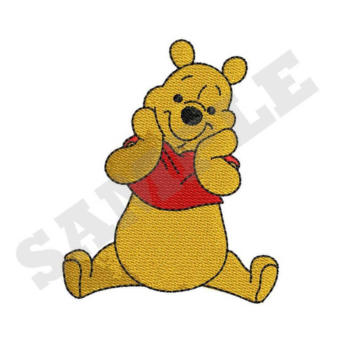 Winnie the Pooh Machine Embroidery Design - Inspire Uplift