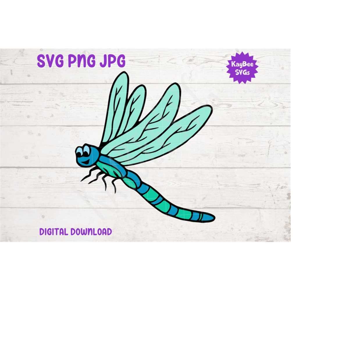 Dragonfly SVG PNG JPG Clipart Digital Cut File Download for | Inspire ...