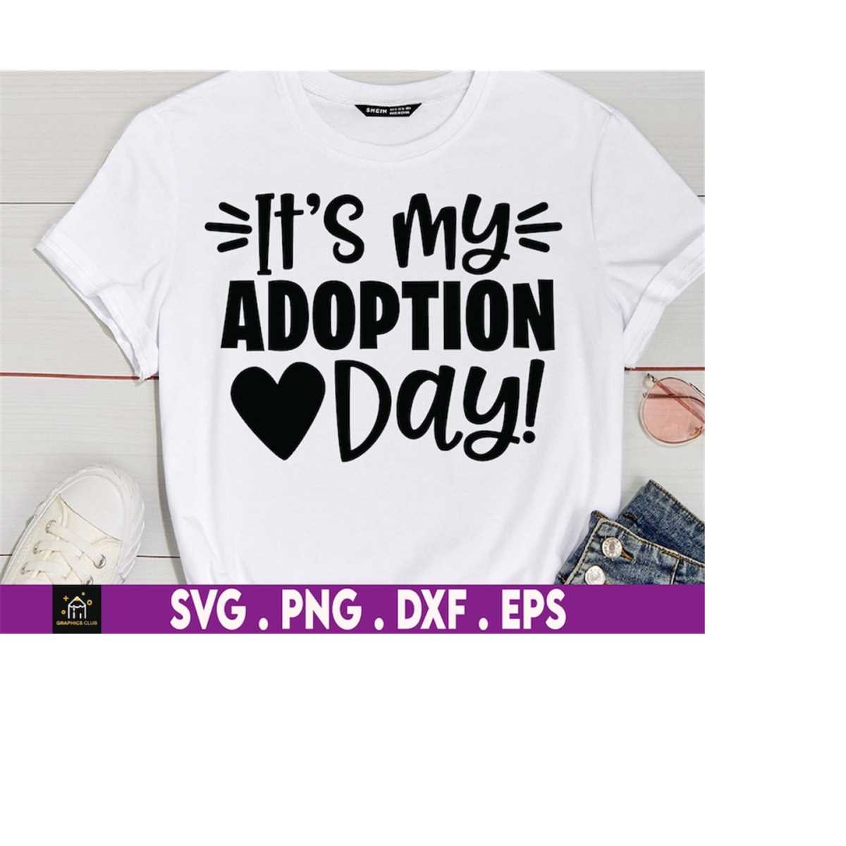 It's My Adoption Day Svg, Officially Adopted Svg, Adoption D - Inspire ...