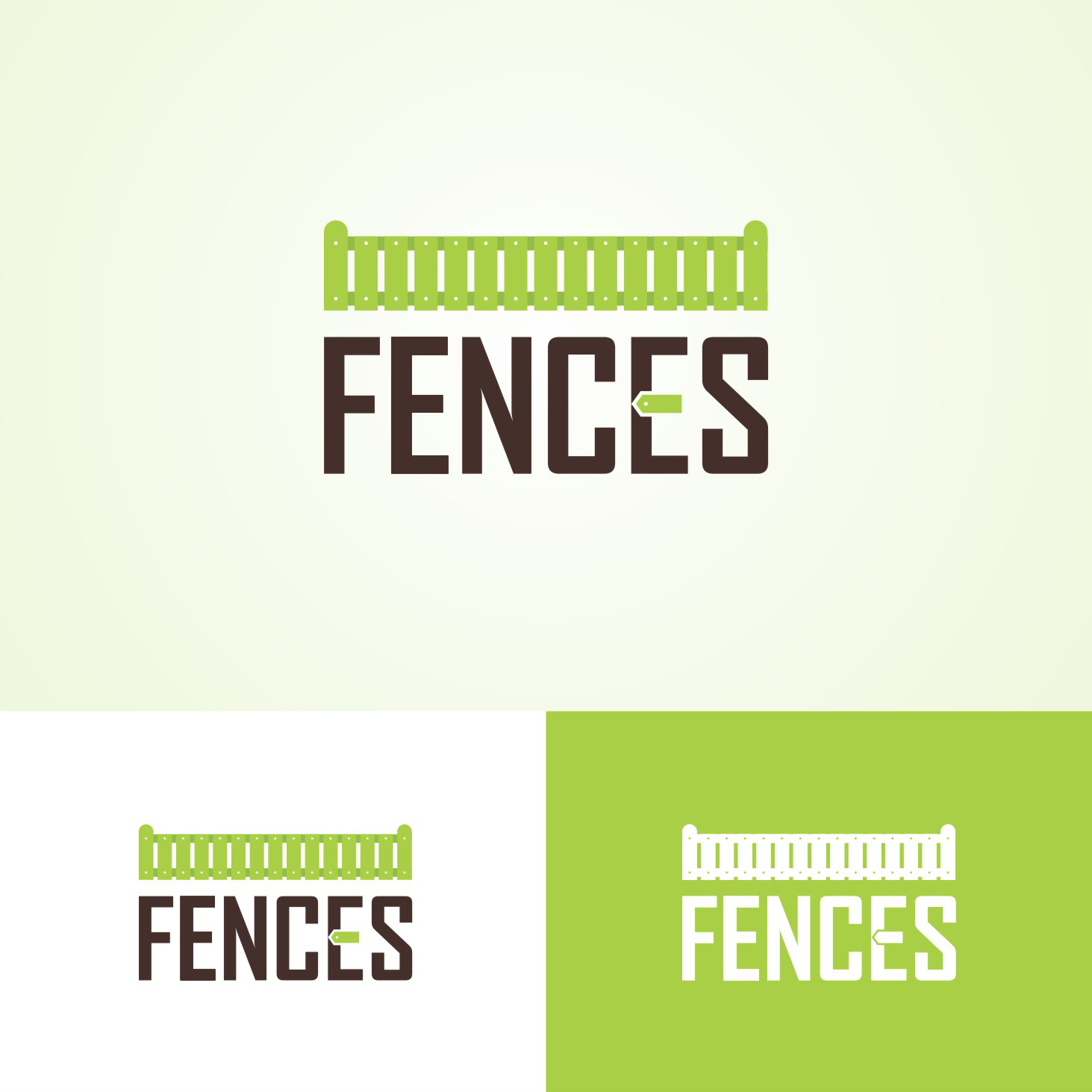 Fences Logo Design Template 02 | Inspire Uplift
