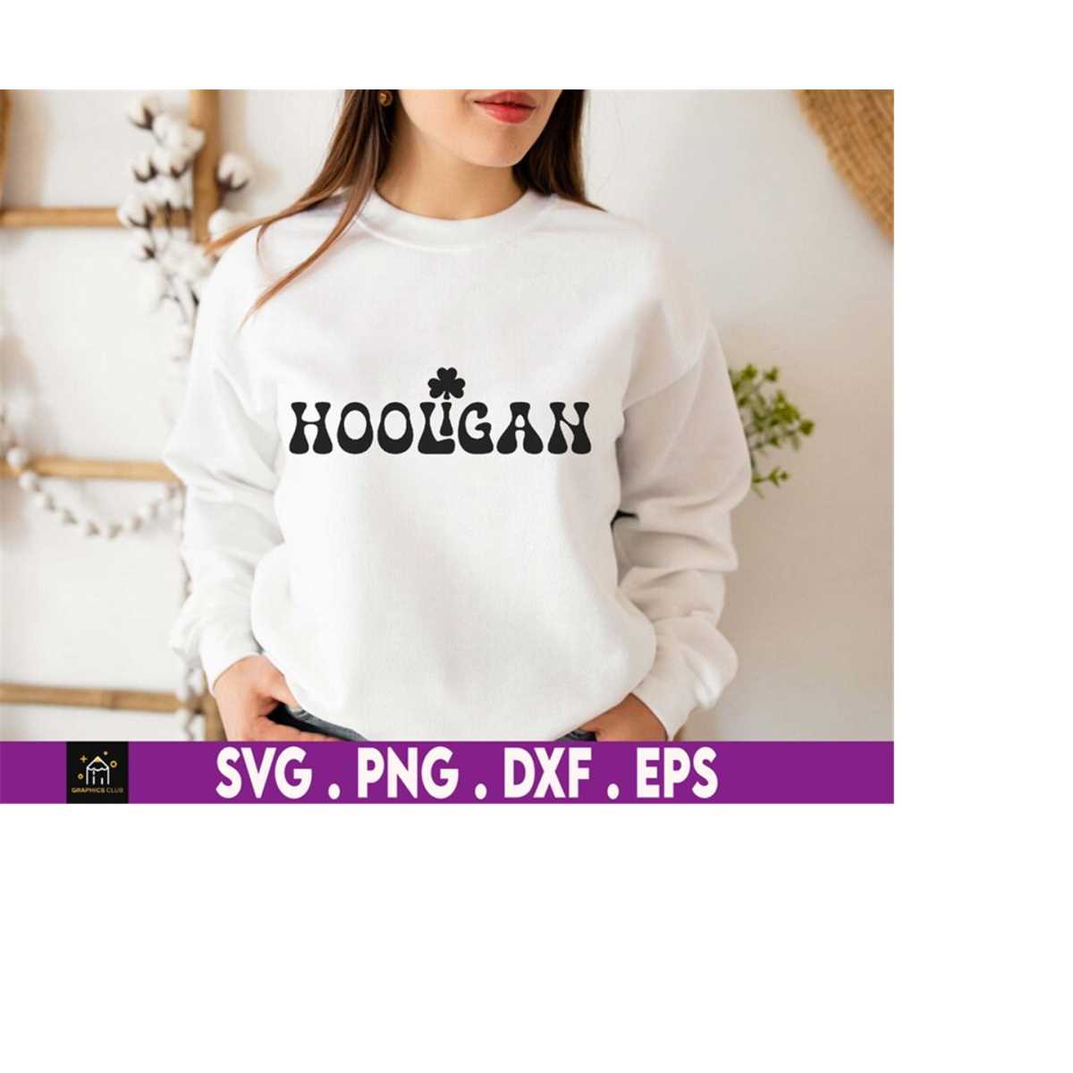 Hooligan Men's Svg, Irish Hooligan, 4 Leaf Clover Svg, Funny - Inspire ...