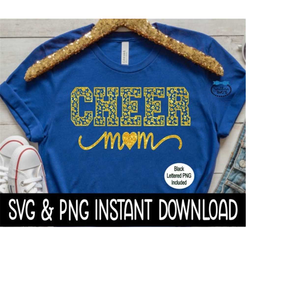 Cheer Mom Leopard Svg Cheerleader Mom Png Wine Glass Svg Inspire