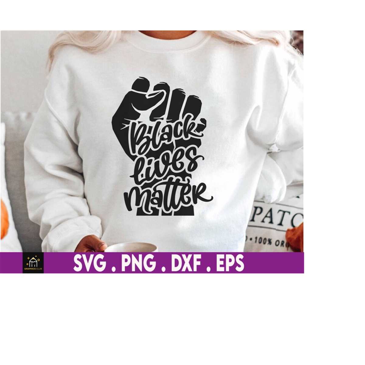 Black Lives Matter Svg, Black Men Woman Civil Rights Svg, Af | Inspire ...