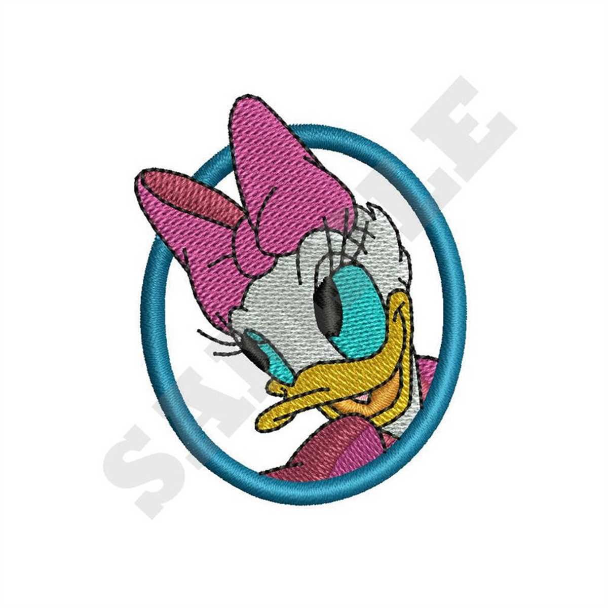 Daisy Duck Machine Embroidery Design | Inspire Uplift