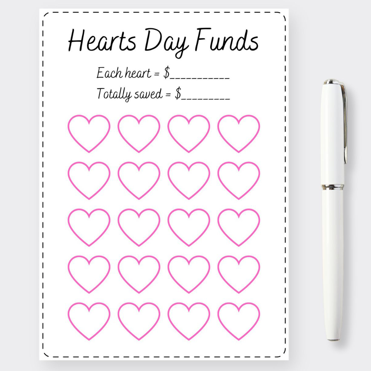 Savings Challenge - PDF, Canva Template | Inspire Uplift