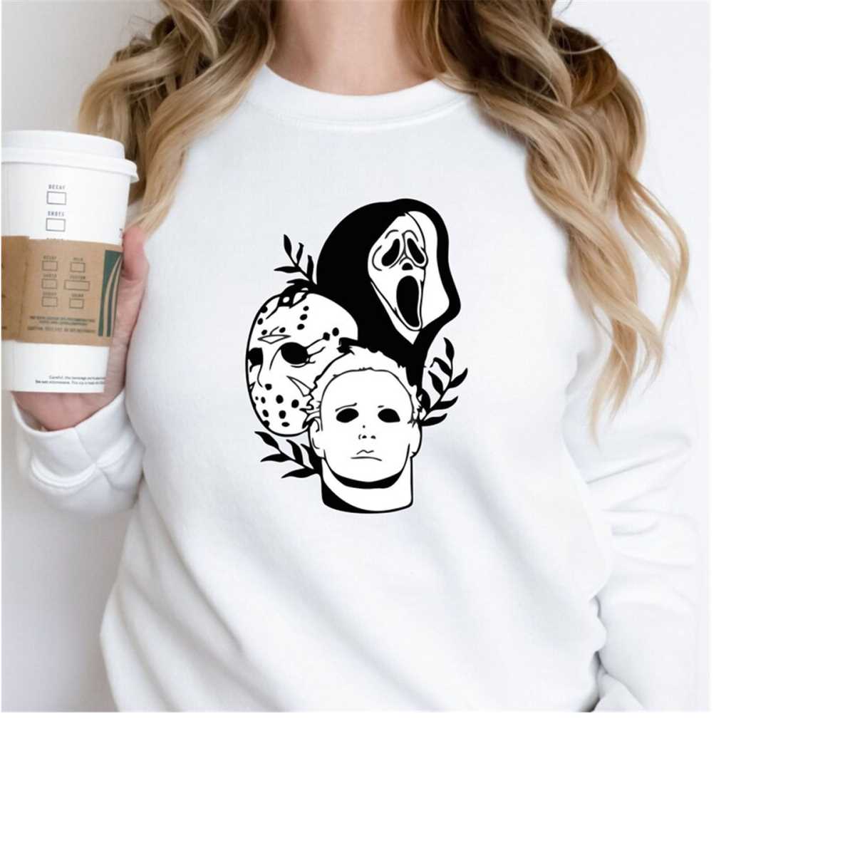 Horror Trio SVG, Horror Character SVG, Retro Halloween Png, - Inspire ...