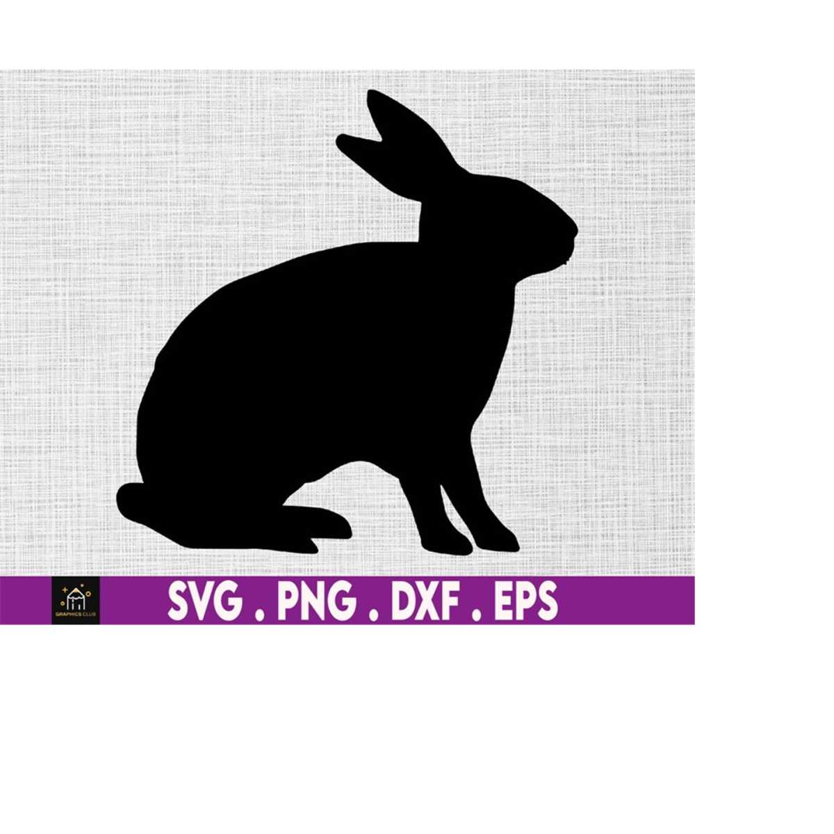 Easter Bunny svg, Rabbit svg, Easter bunny shape Svg, Rabbit - Inspire ...