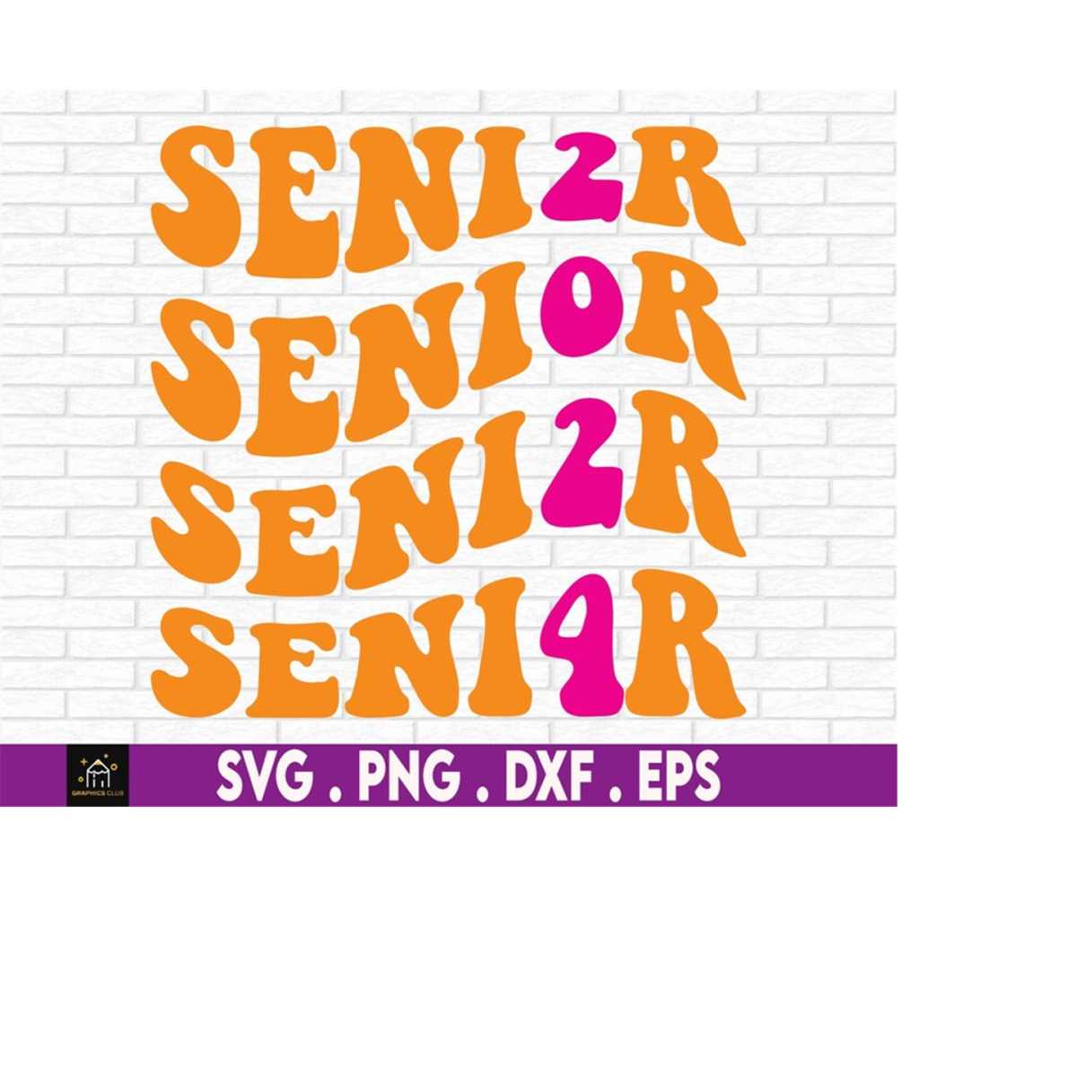 High School Senior, Class of 2024 Senior, Senior Year Svg, R - Inspire ...