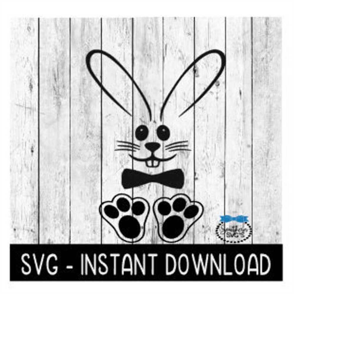 Easter Bunny Boy SVG, Easter SVG Files, Instant Download, Cr | Inspire ...