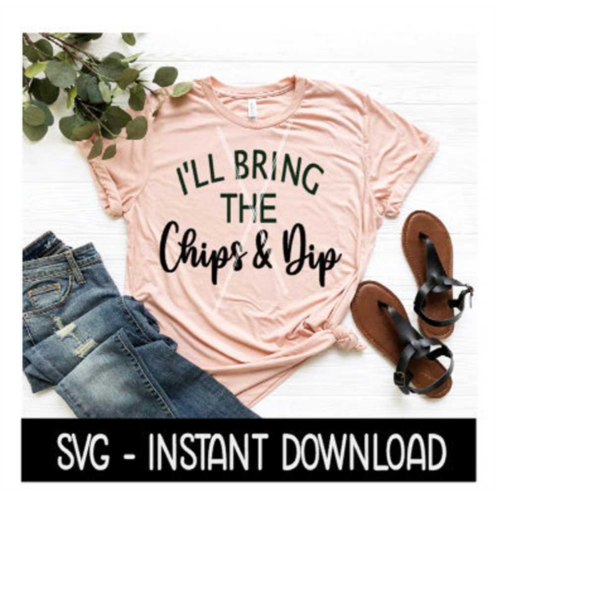 chips and dip svg - Inspire Uplift