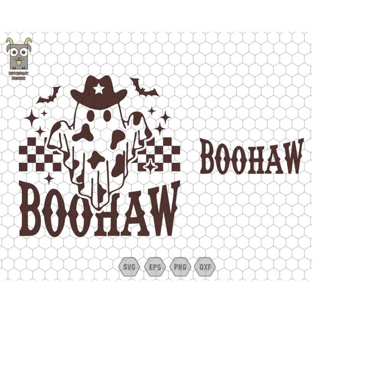 BooHaw Svg, Western Svg, Western Halloween Svg, Howdy Ghost - Inspire ...