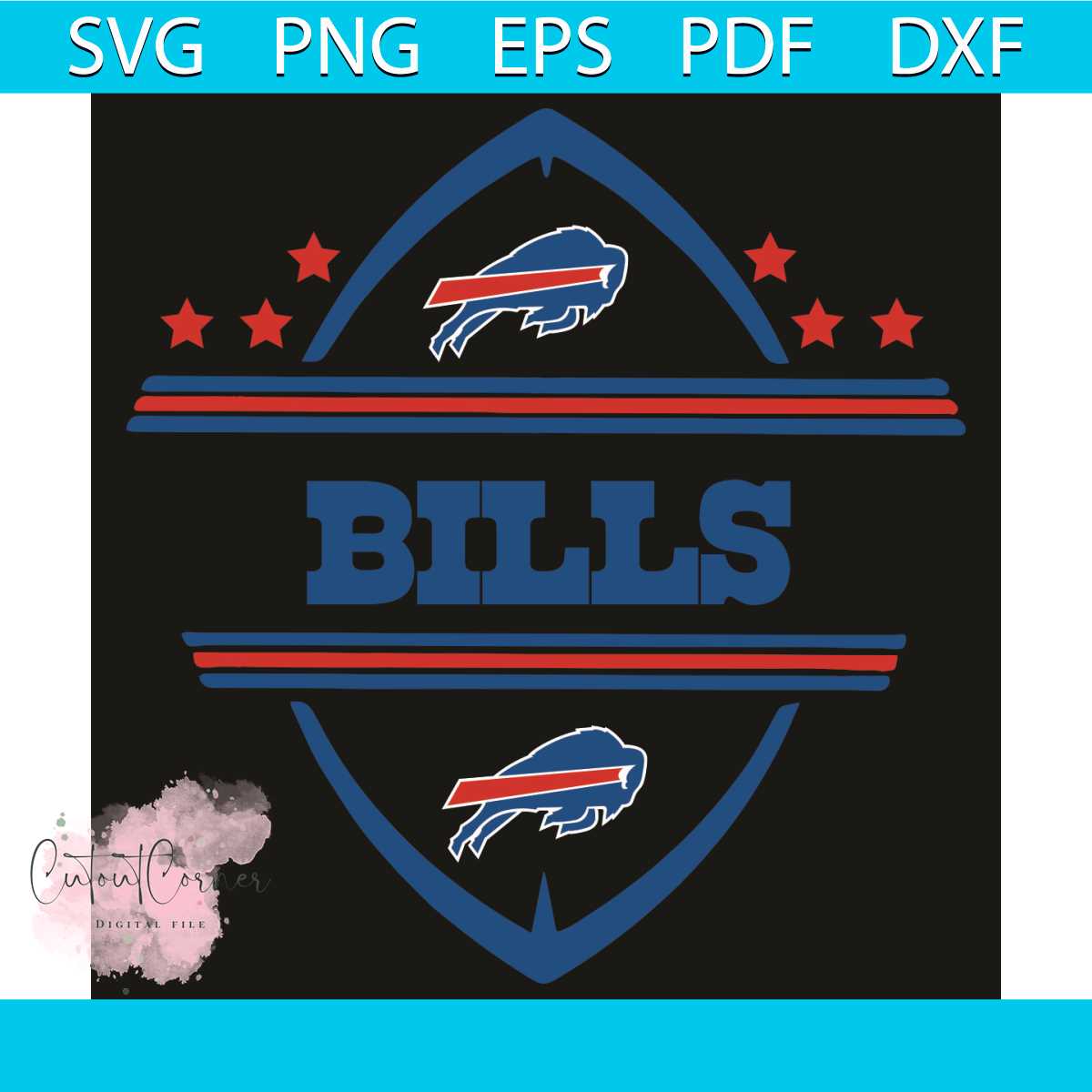 Buffalo Bills Logo Svg, Sport Svg, Buffalo Bills Svg, Buffal | Inspire ...