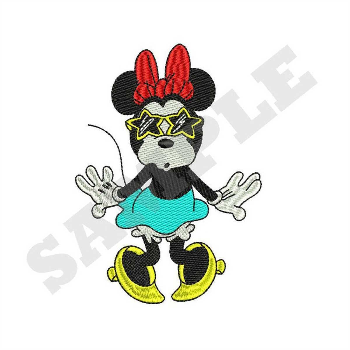 Minnie Mouse Machine Embroidery Design | Inspire Uplift