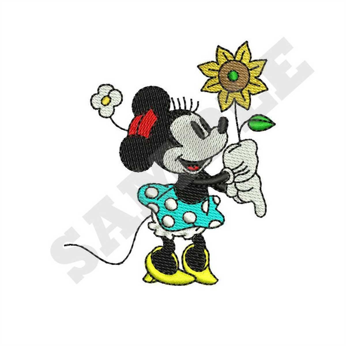 Minnie Mouse Machine Embroidery Design - Inspire Uplift