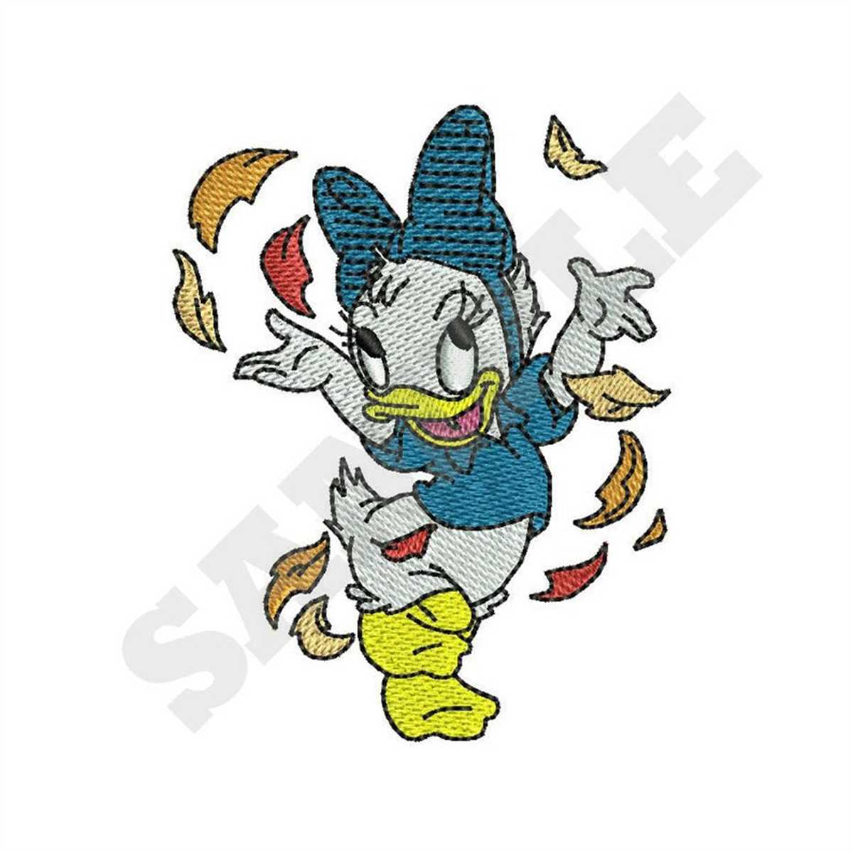 Daisy Duck Machine Embroidery Design | Inspire Uplift