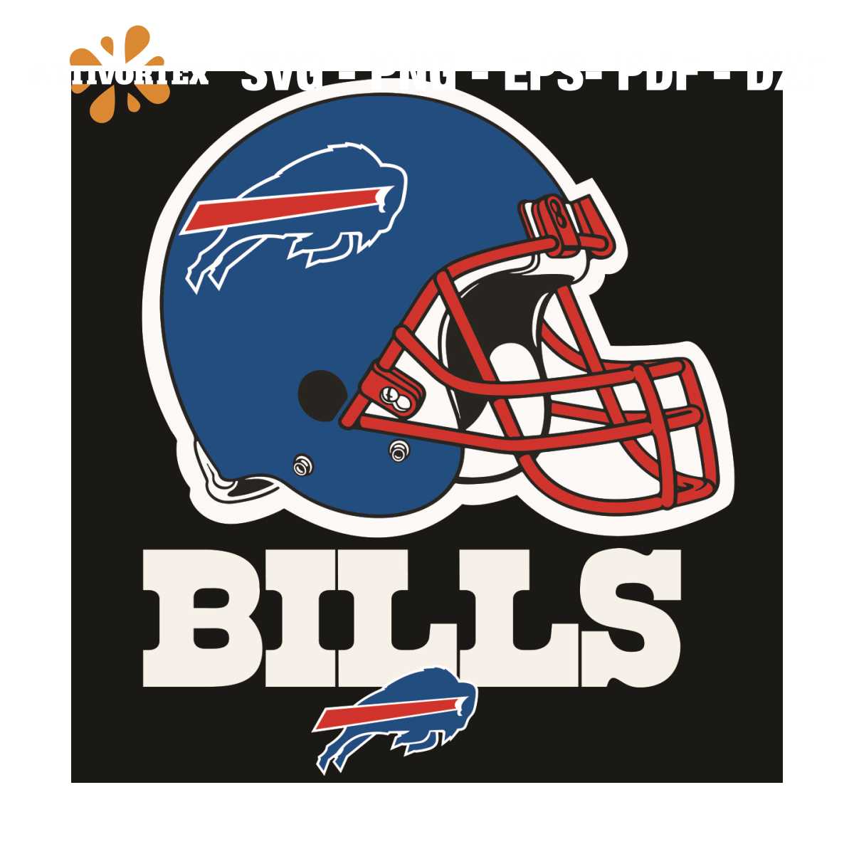 Logo Buffalo Bills Helmet Svg, Sport Svg, Helmet Svg, Buffal | Inspire ...