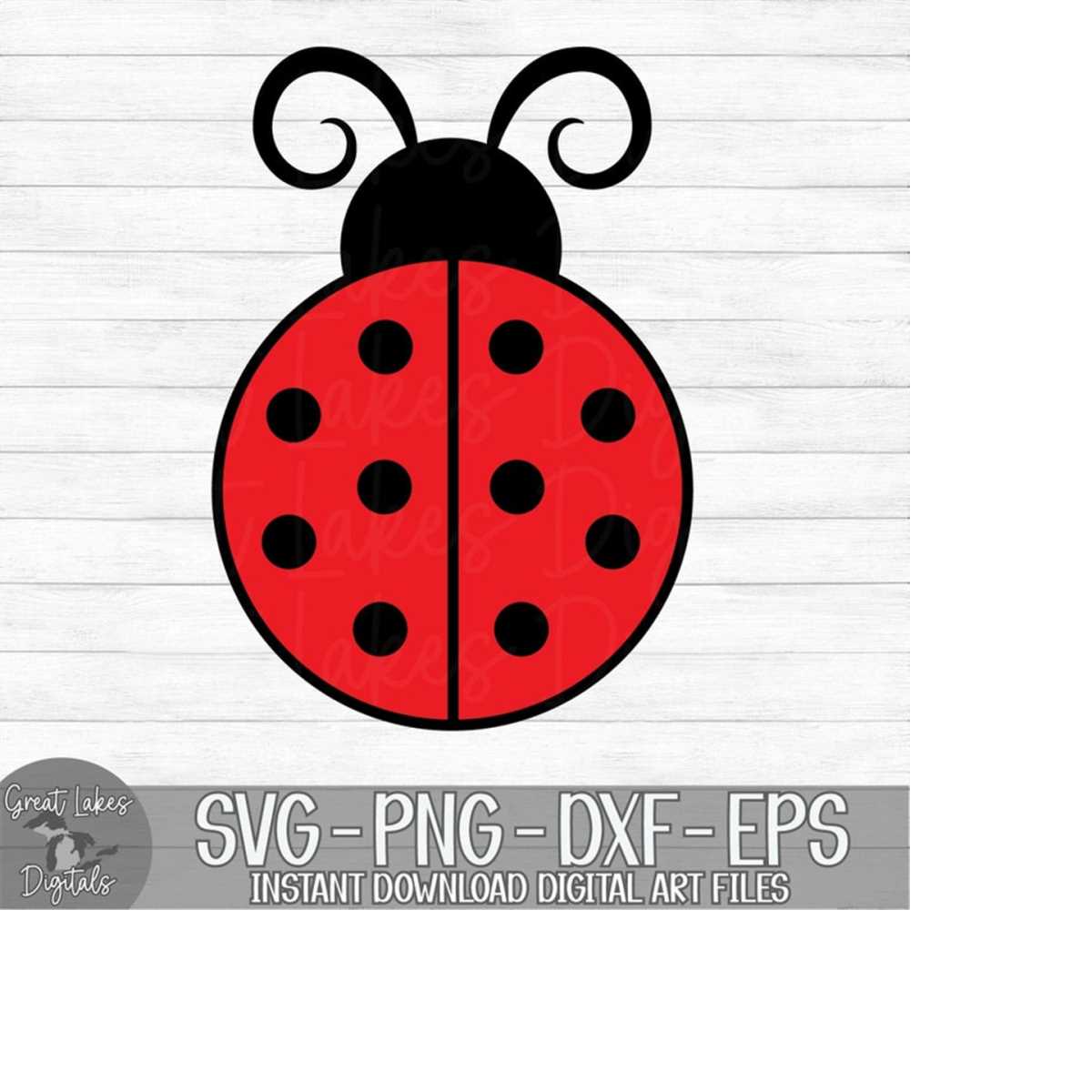Ladybug - Instant Digital Download - svg, png, dxf, and eps | Inspire ...