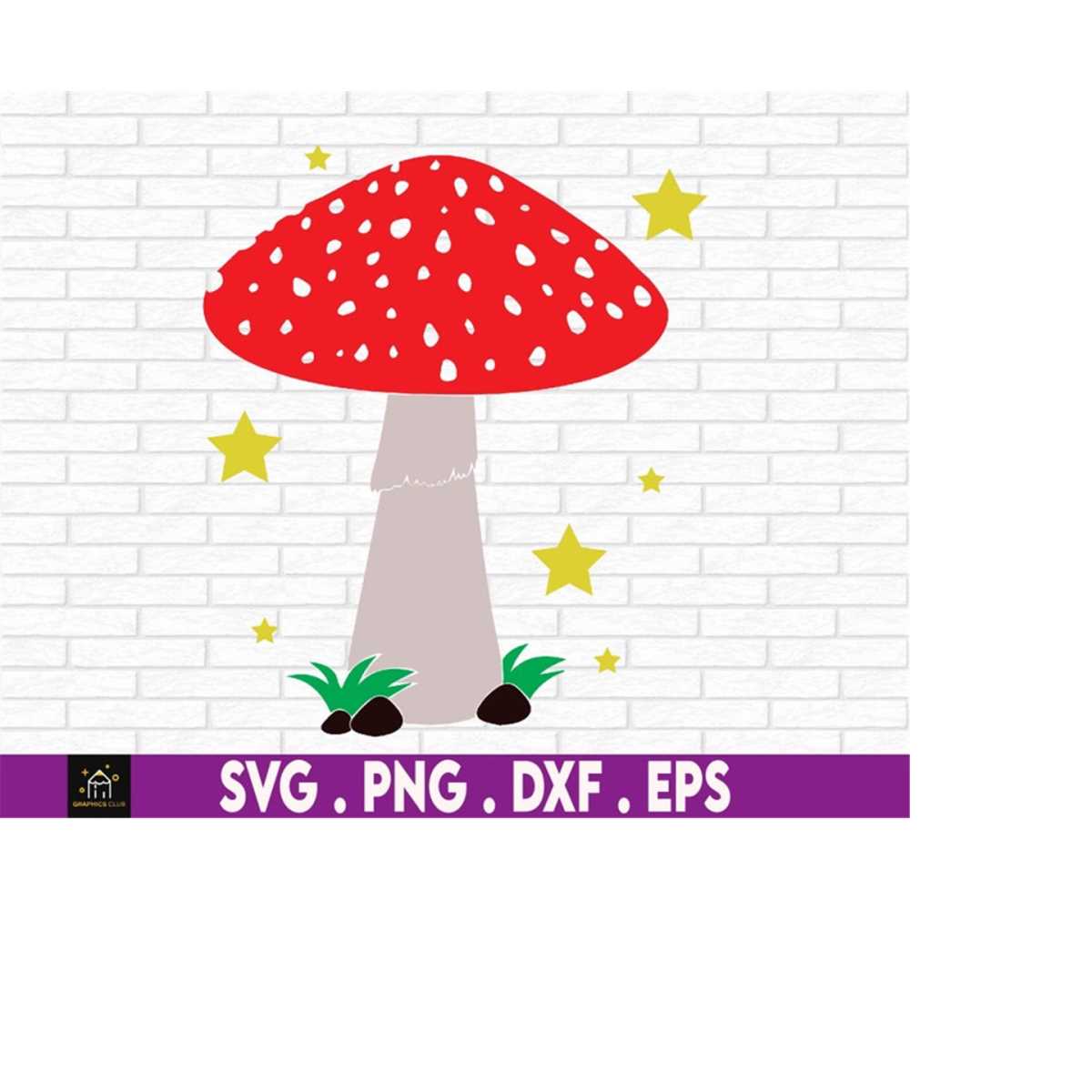 Mushroom svg, Fungus svg, Vegatable svg, Gardening svg, Cute | Inspire ...