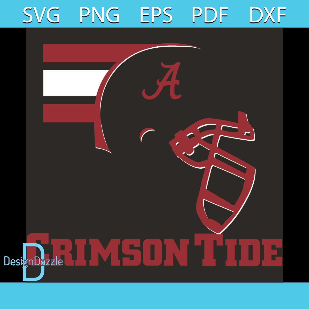 Alabama Crimson Tide Helmet Svg, Sport Svg, Helmet Svg, Alab | Inspire ...