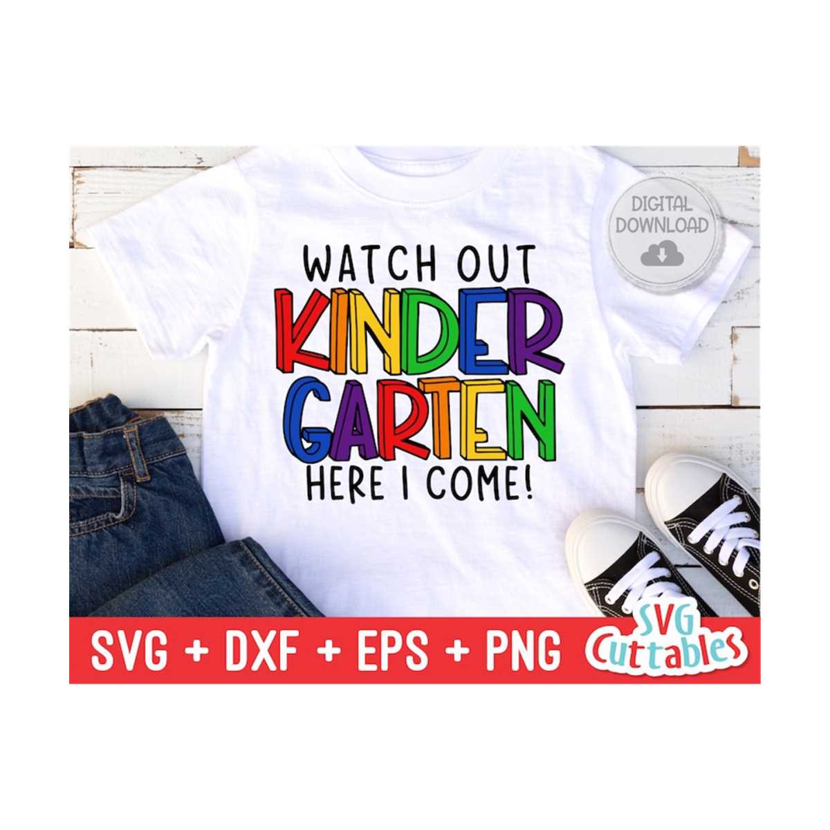 Watch Out Kindergarten svg - Kindergarten Cut File - Back To - Inspire ...