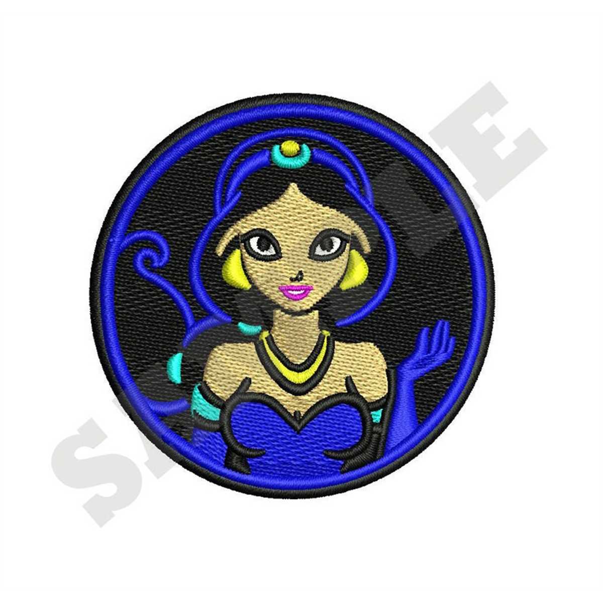 Jasmine Machine Embroidery Design | Inspire Uplift