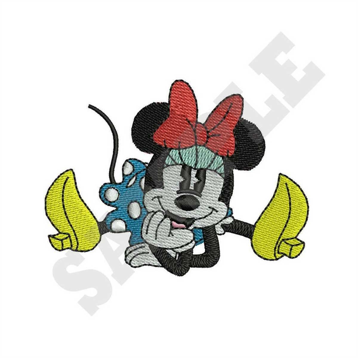 Minnie Mouse Machine Embroidery Design | Inspire Uplift