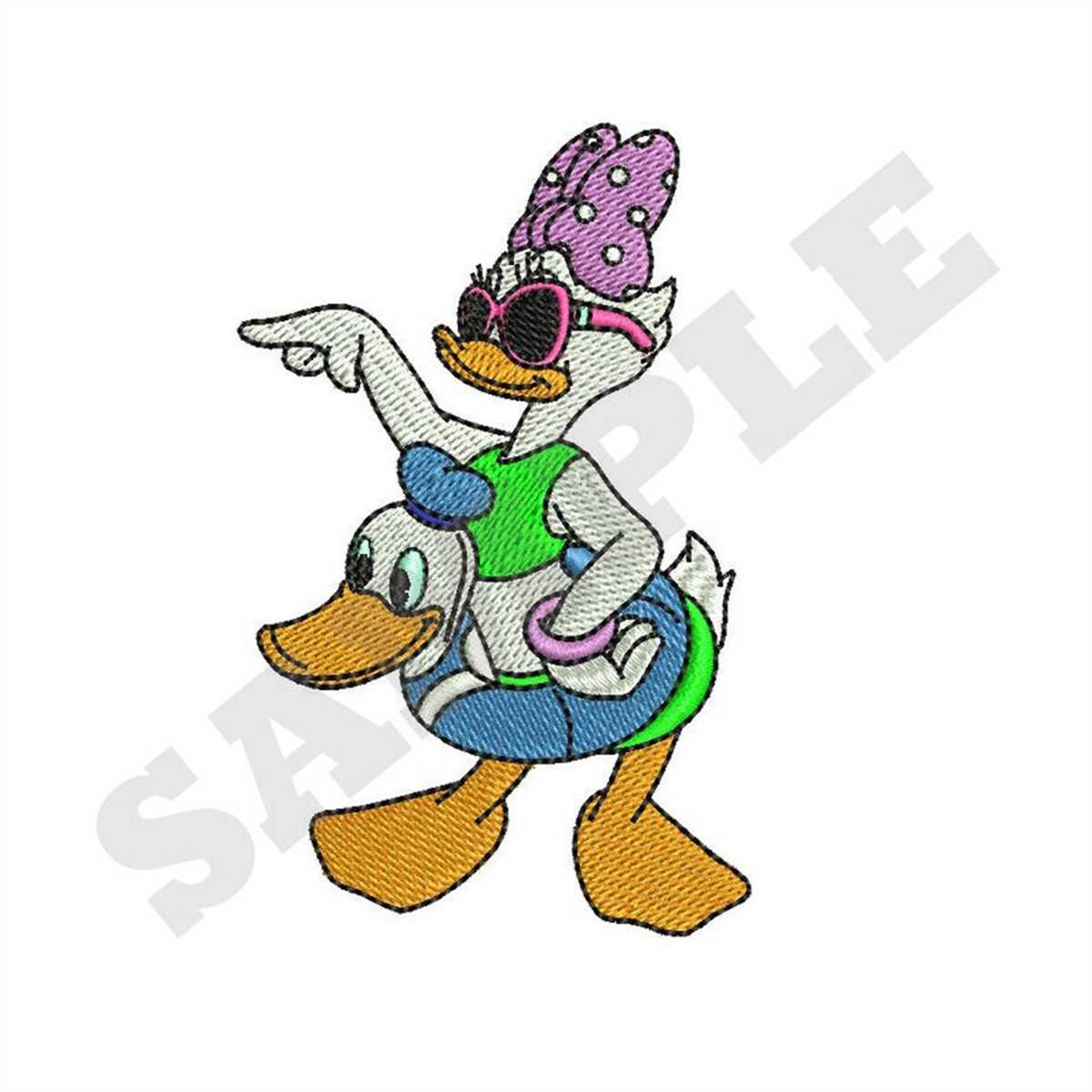 Daisy Duck Summer Machine Embroidery Design | Inspire Uplift