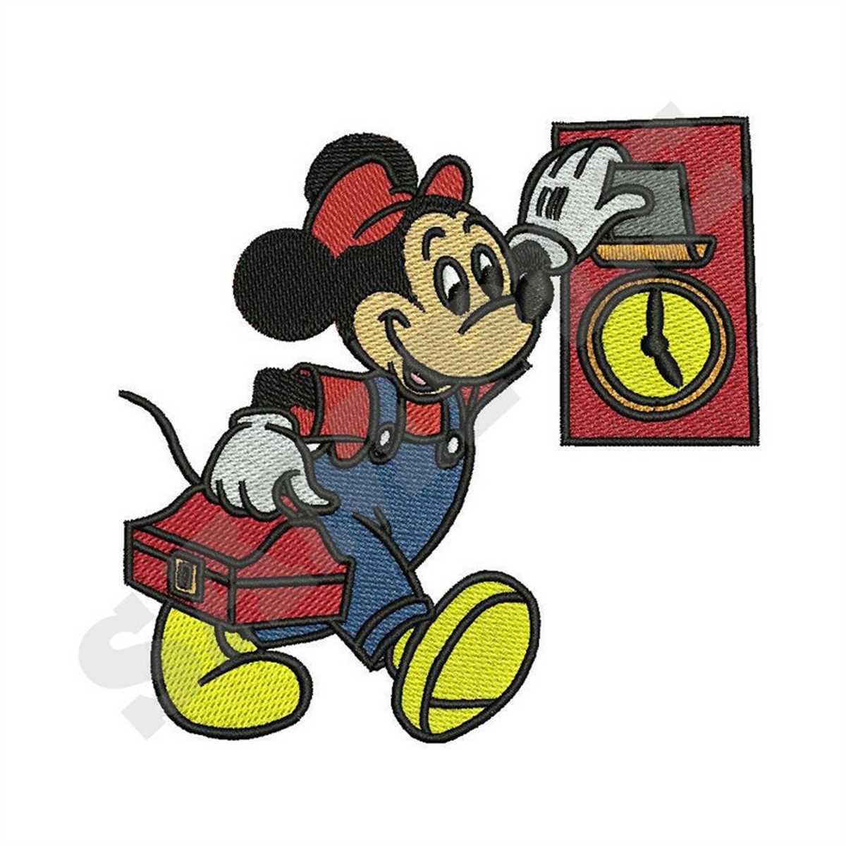 Worker Mickey Mouse Machine Embroidery Designs | Inspire Uplift