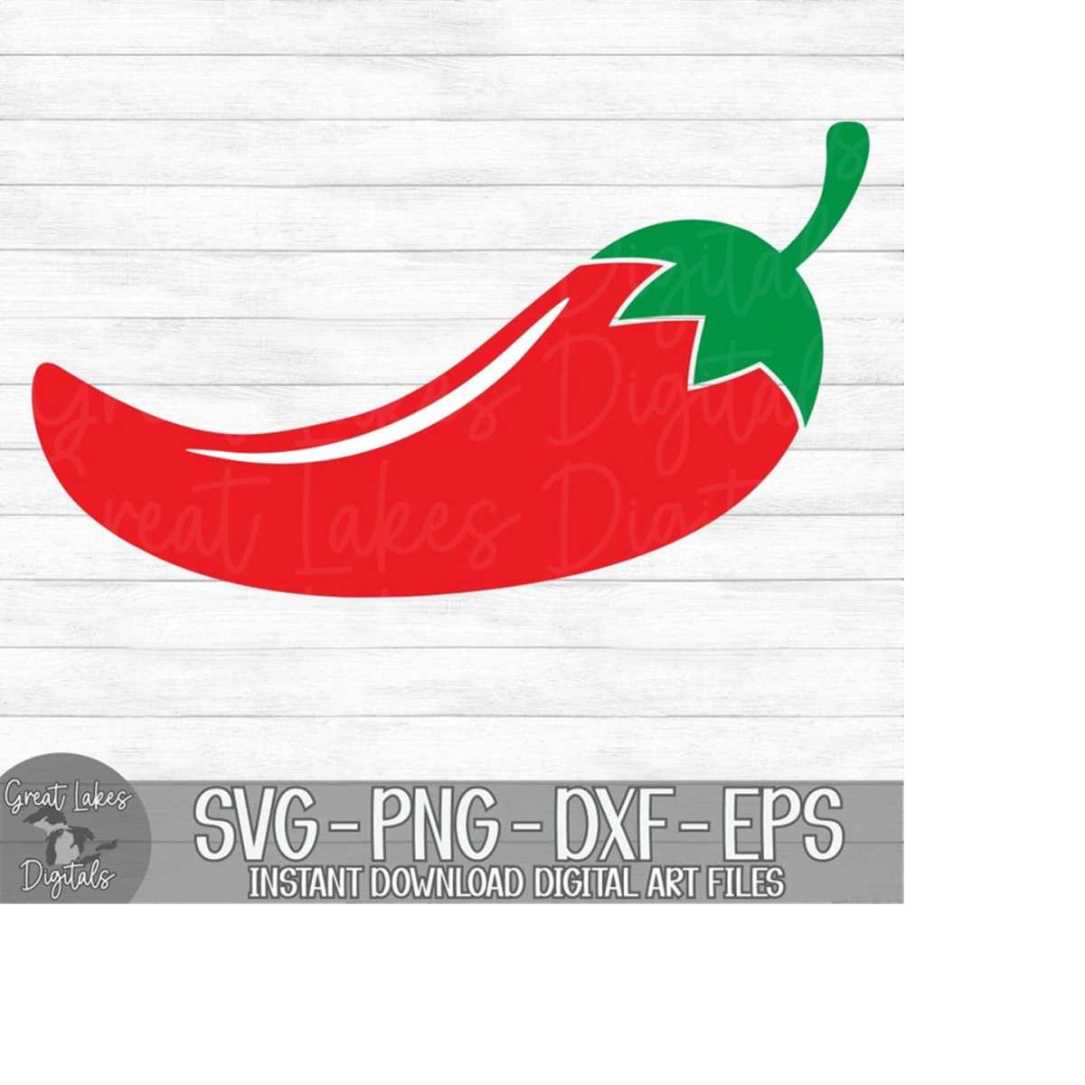 Chili Pepper - Hot Red Pepper - Instant Digital Download - s | Inspire ...
