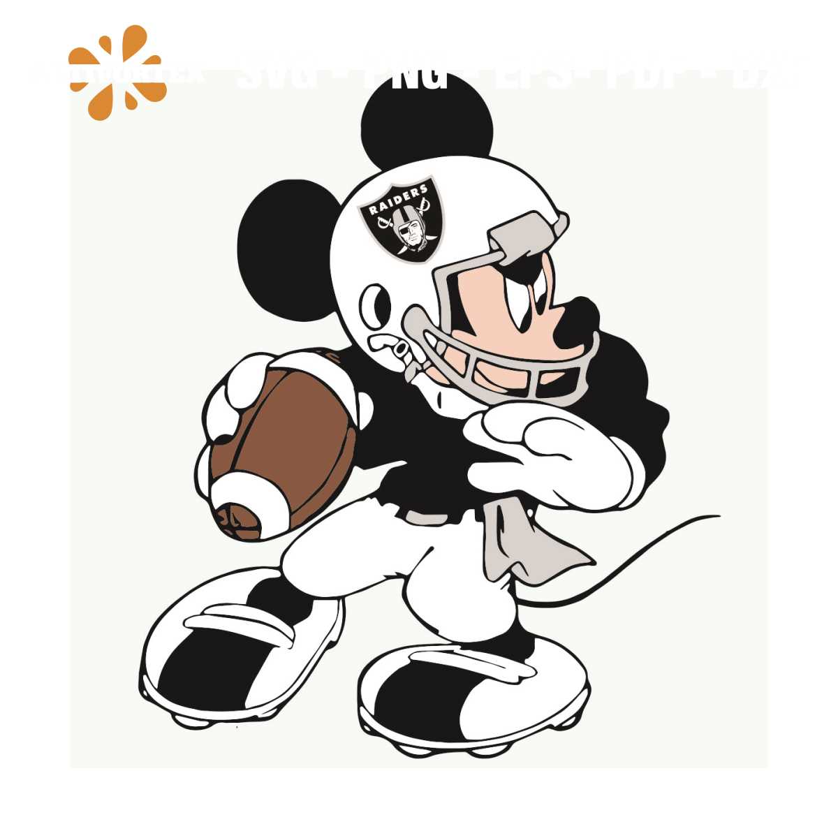 Mickey Mouse Oakland Raiders SVG, Mickey svg, Mickey shirt, | Inspire ...