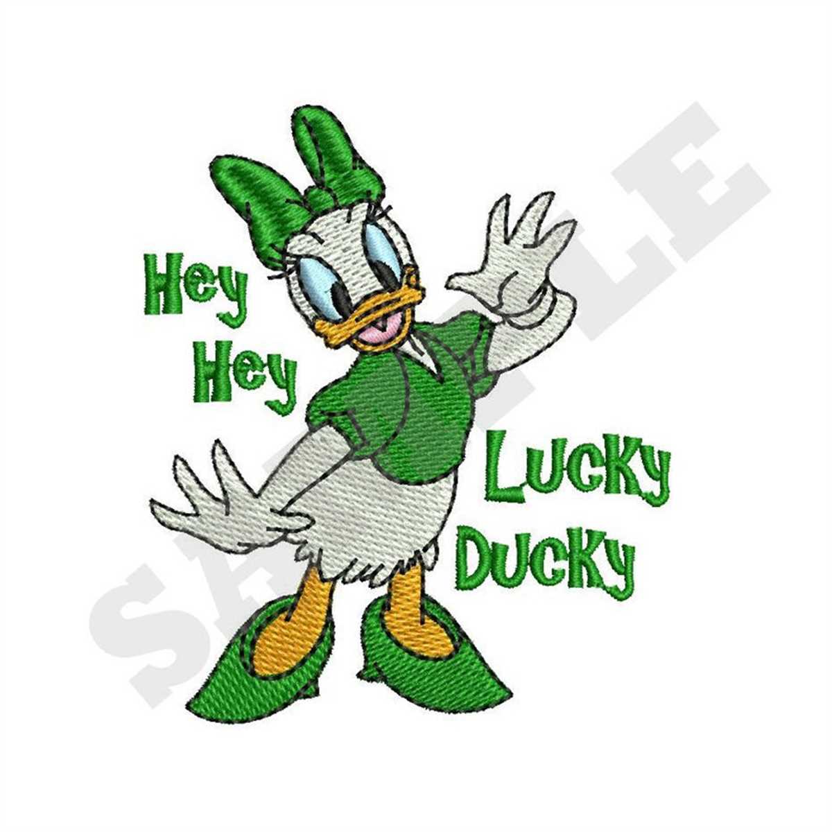 Daisy Duck Machine Embroidery Design | Inspire Uplift