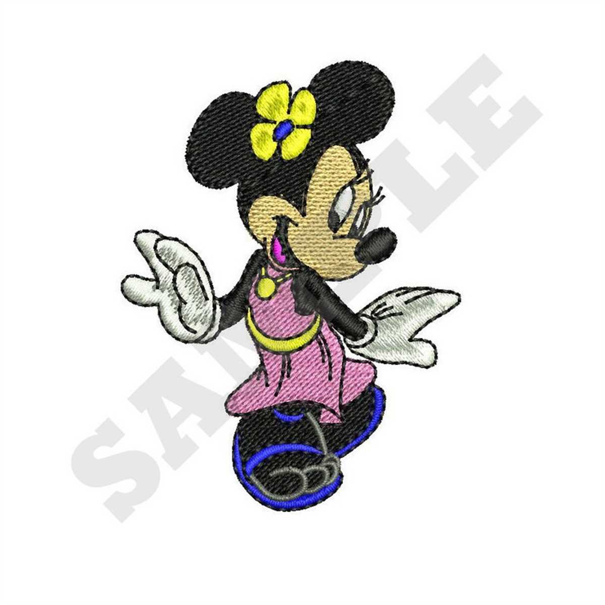 Minnie Mouse Machine Embroidery Design | Inspire Uplift