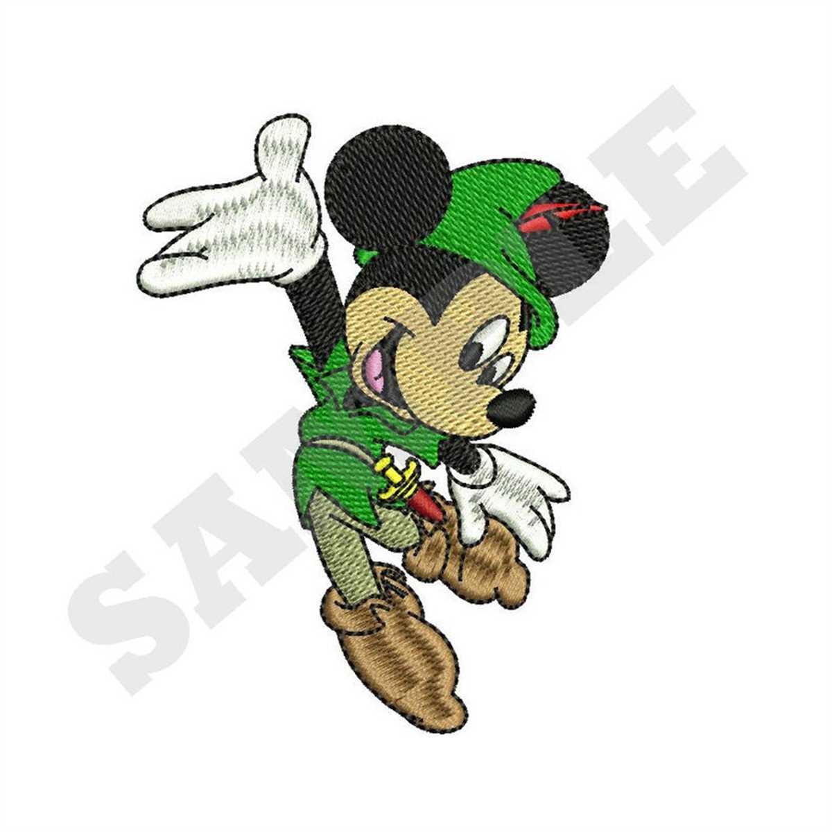 Robin Hood Mickey Machine Embroidery Design | Inspire Uplift
