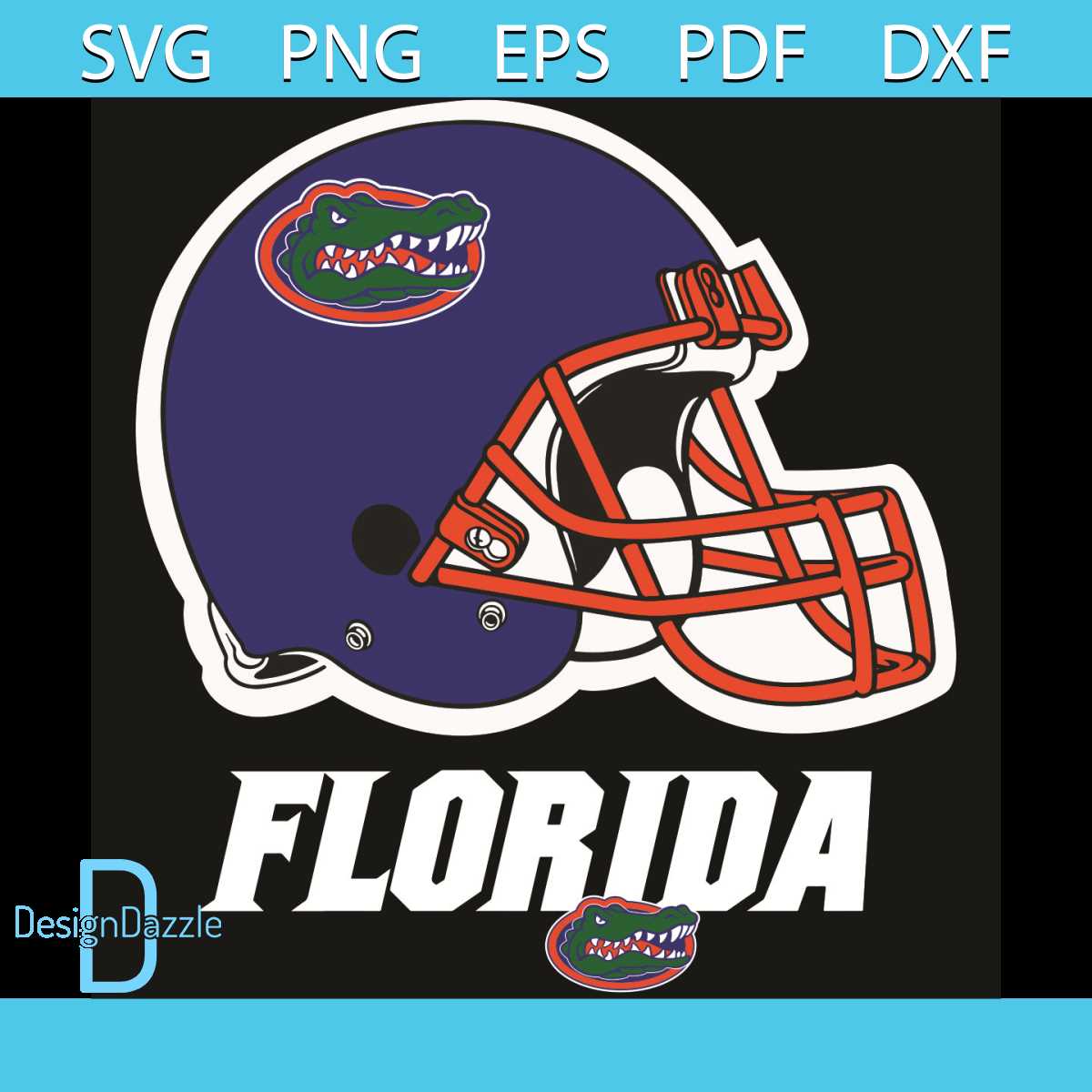 Logo Florida Gator Helmet Svg, Sport Svg, Helmet Svg, Florid | Inspire ...