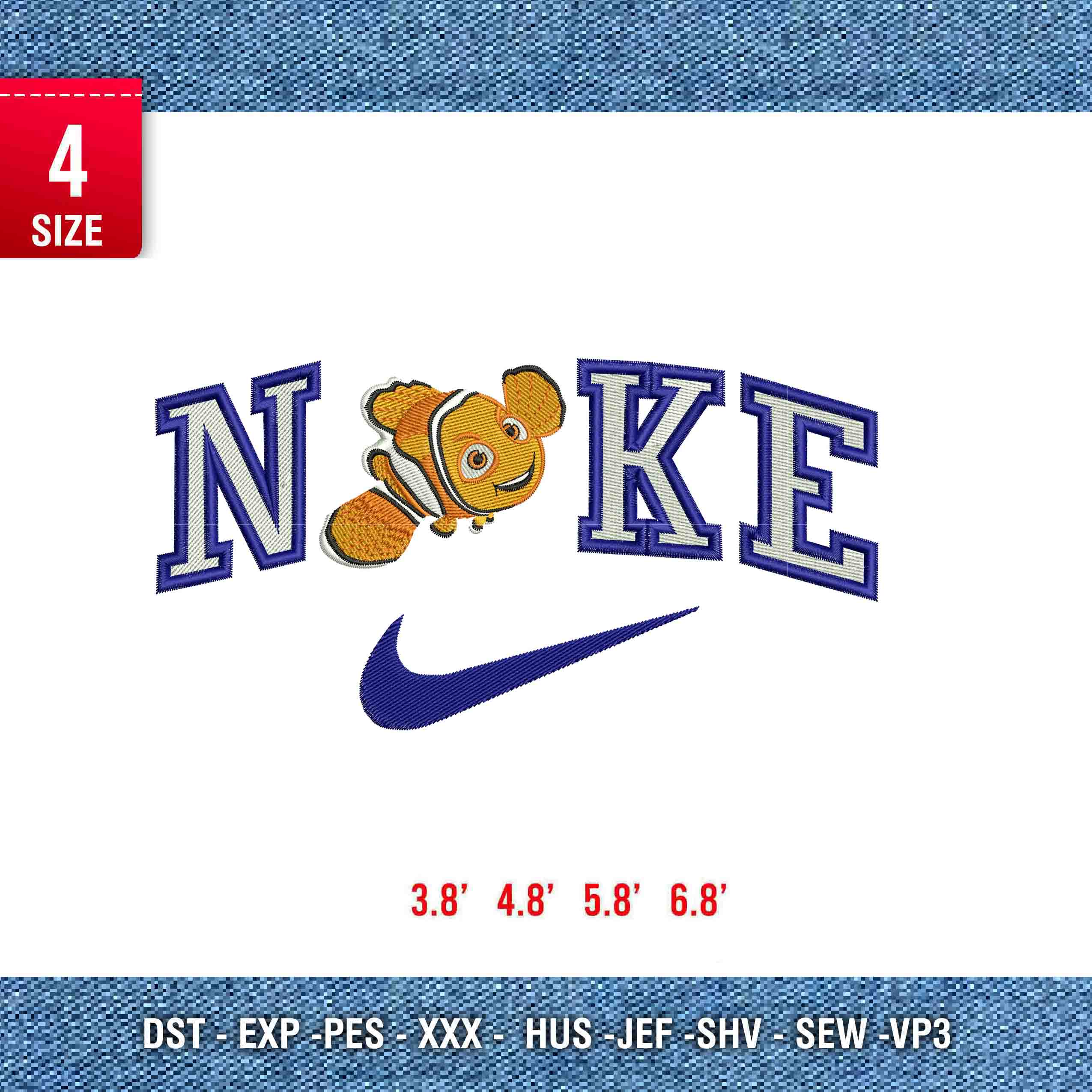 Nike Nemo / Nike design / Anime Embroidery Pattern/ Design P | Inspire ...