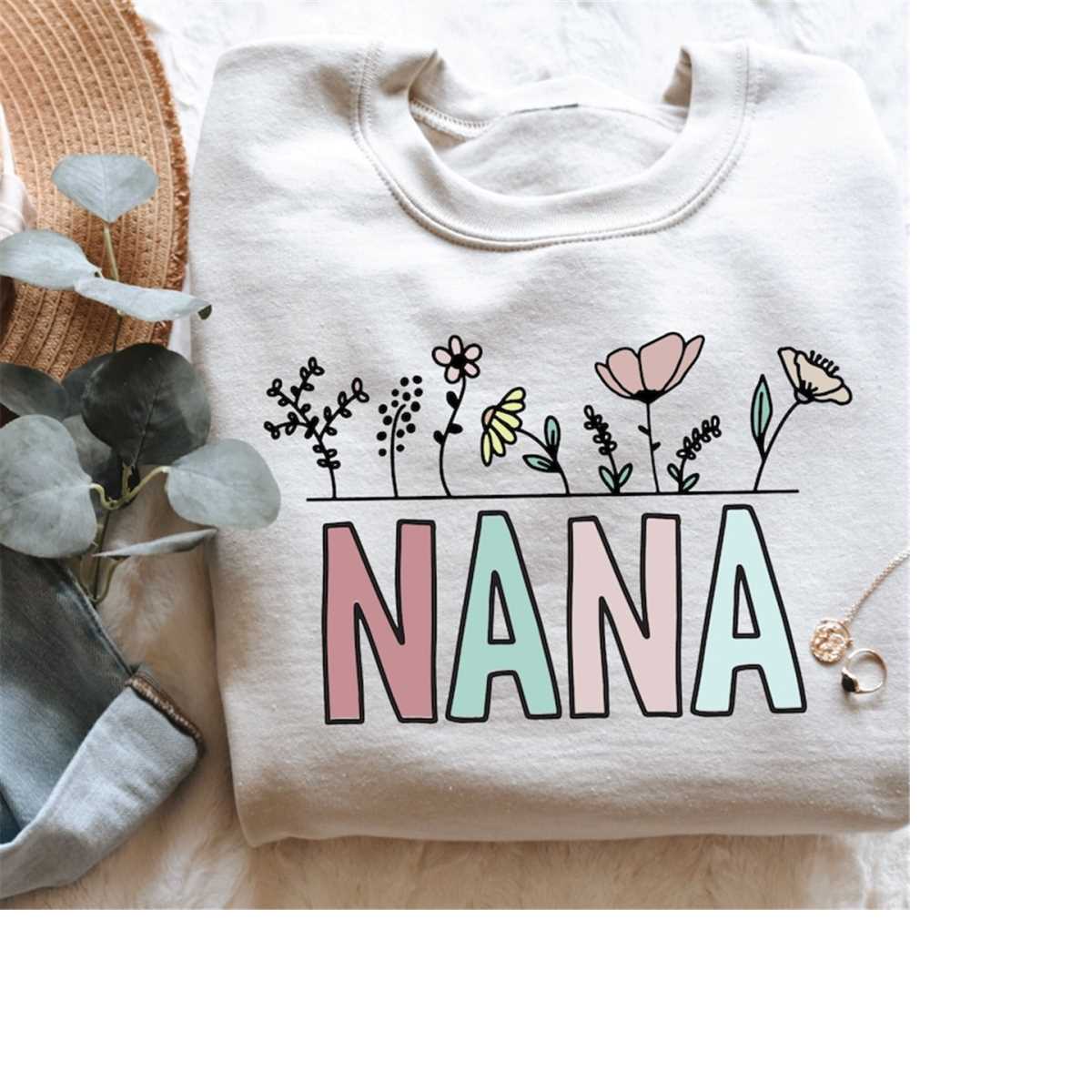 Nana PNG, Grandma Sublimation Design File, Mom PNG, Mother's | Inspire Uplift