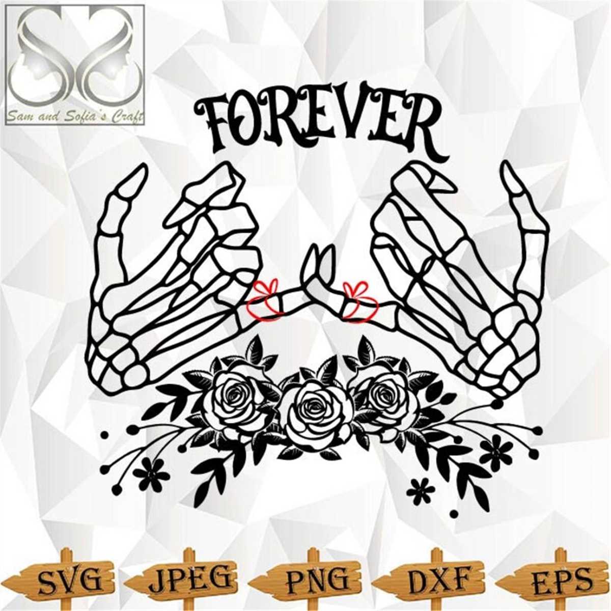 Forever Pinky Promise Skeleton Svg Png | Pinky Promise Skele | Inspire ...