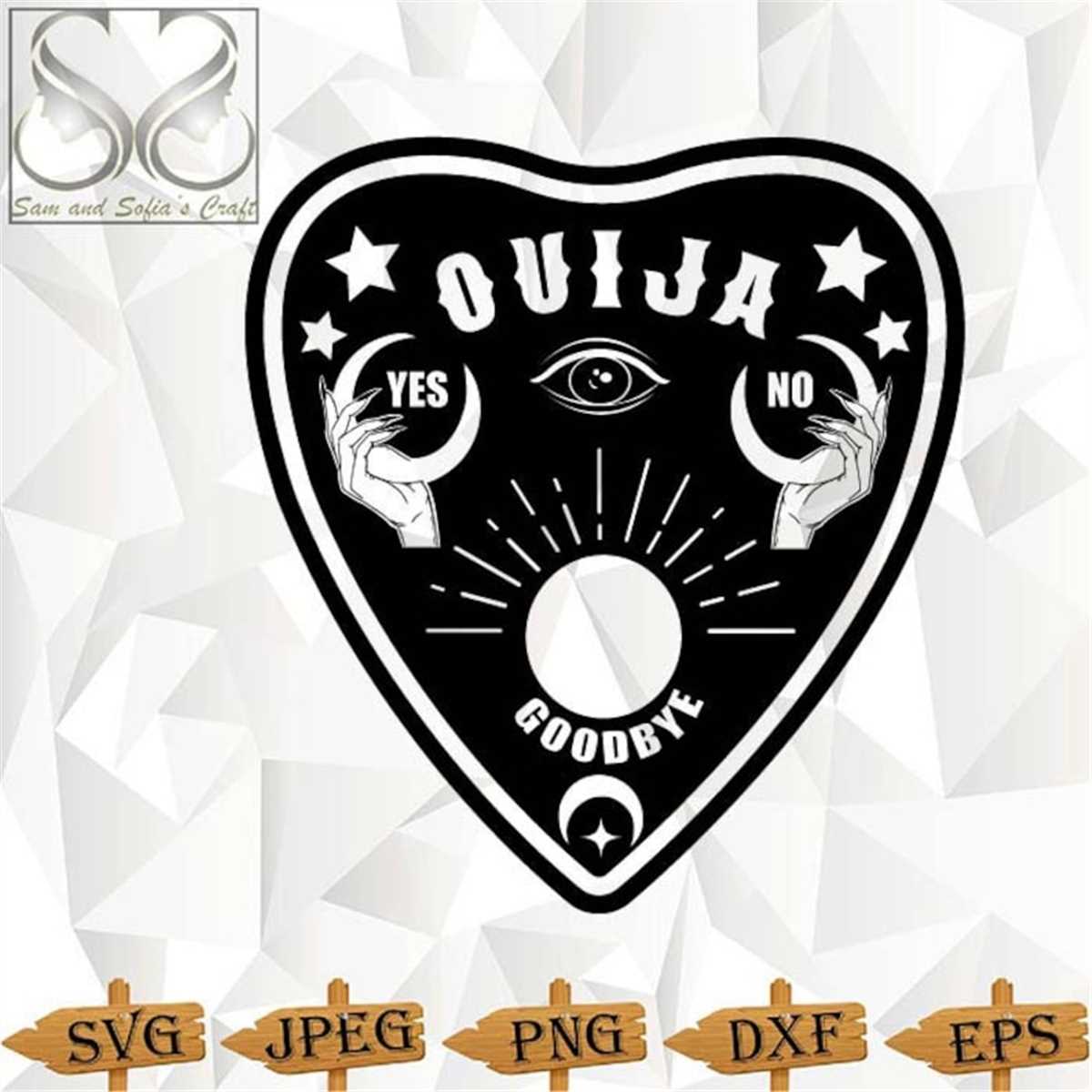 Ouija Planchette Svg | Ouija Board Game Svg | Talking Board - Inspire ...