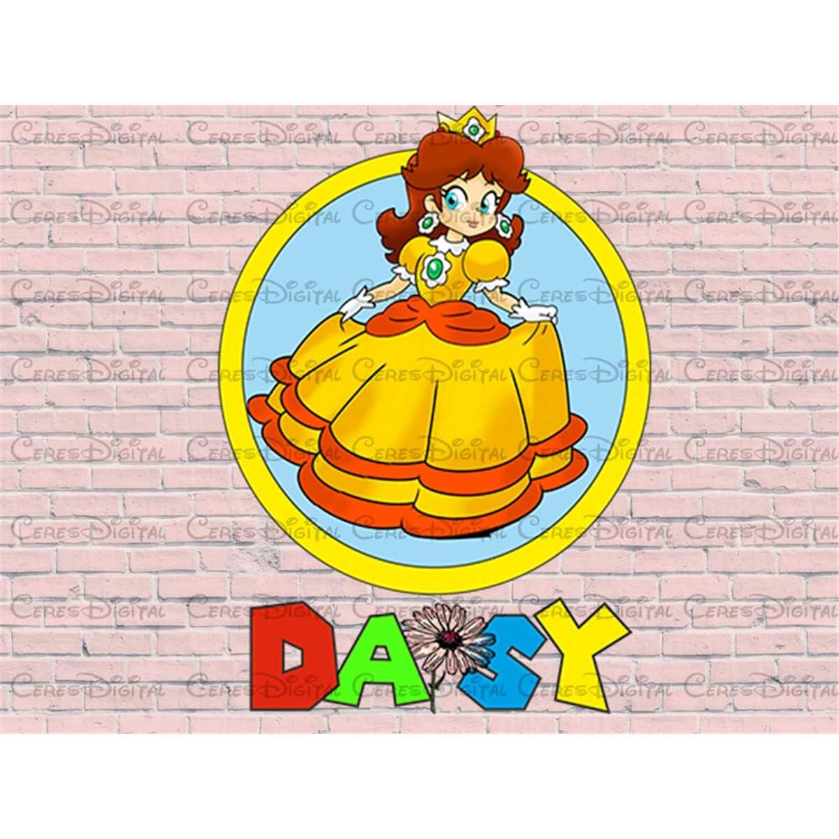 Retro Princess Daisy Png, Daisy Svg, Princess Daisy Svg, Pri | Inspire ...
