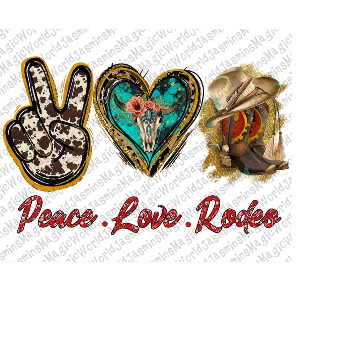 Peace Love Rodeo Png,Rodeo Png, Western Png,Turquoise Png, C | Inspire ...