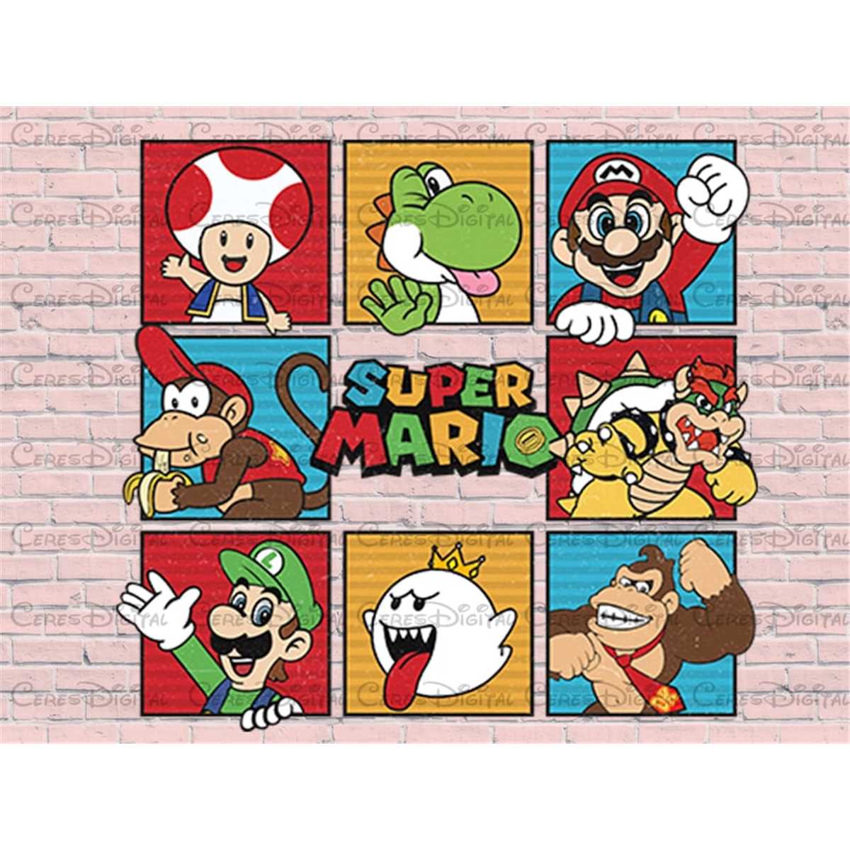 Retro Mario Collab PNG, Mario Bros Party, Mario Car Games Ki | Inspire ...